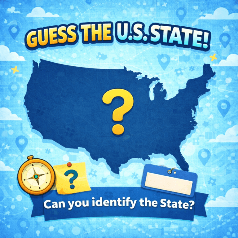 Guess The US States – Ultimate Map Quiz & Trivia Game