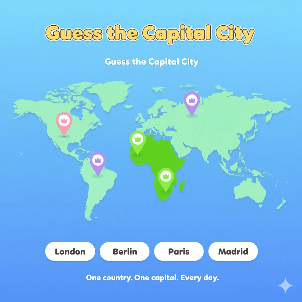 Quiz For Capital Cities Of The World: Master Capitals