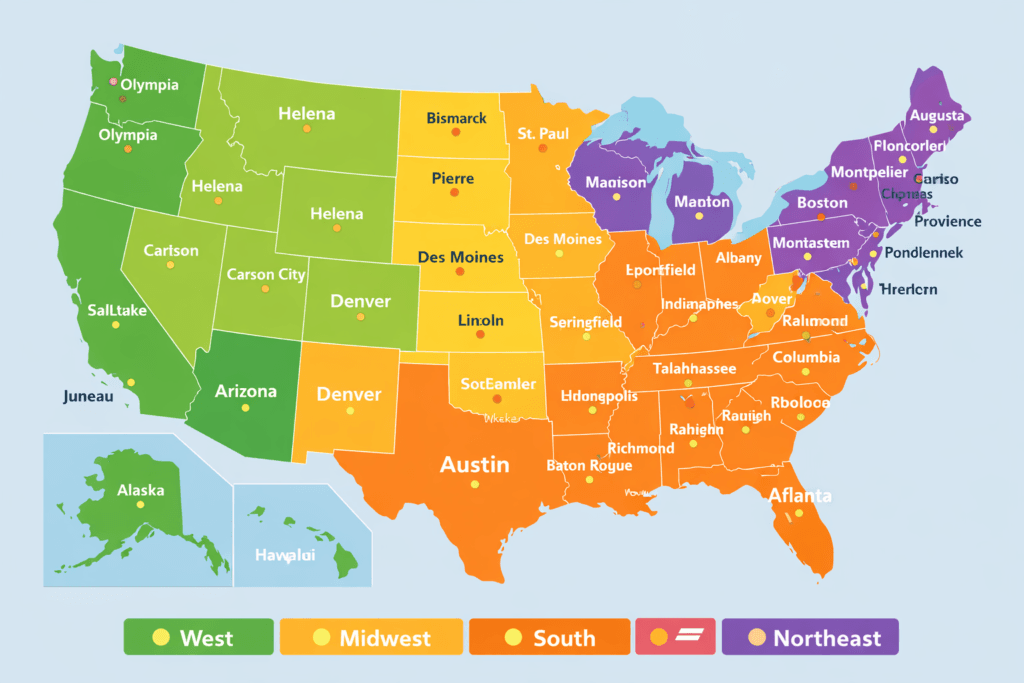 8 Effective Ways To Learn US State Capitals Easily