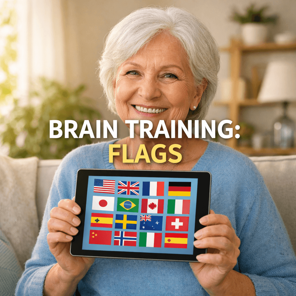 Flag Memory Game For Seniors: Boost Cognitive Health Fun