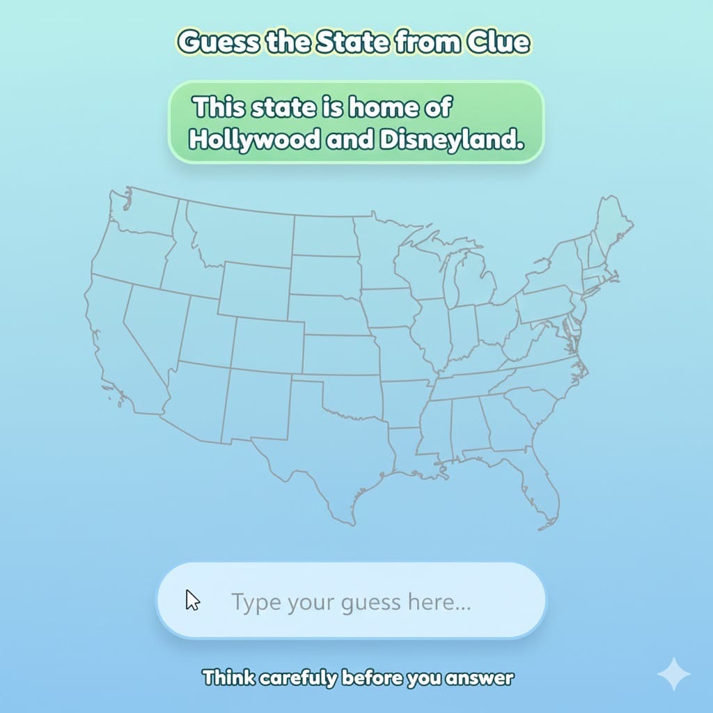 Guess The US States – Ultimate Map Quiz & Trivia Game